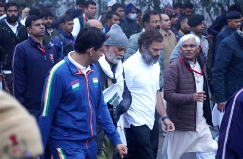 Free Photo After Second Phase In Haryana Bharat Jodo Yatra Moves To
