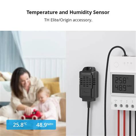 Sonoff Ths01 Temp And Humi Sensor Robotshop