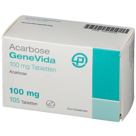 Acarbose GeneVida Mg St Mit Dem E Rezept Kaufen Shop Apotheke