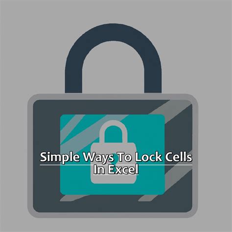 How To Check The Lock Status Of Cells In Excel Manycoders