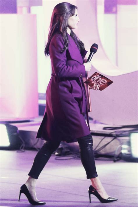 Alex Jones Attends The One Show London Leather Celebrities