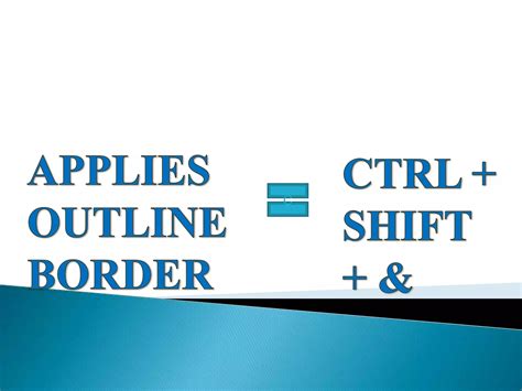 Excel Short Cuts Keys By Ruffson Pptx