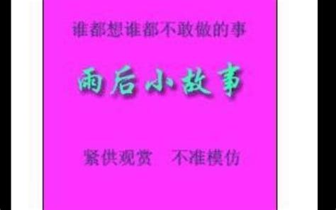 雨后的小故事哔哩哔哩bilibili
