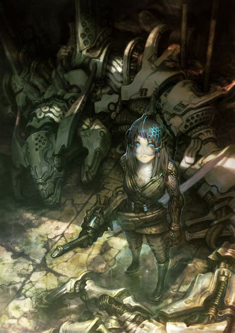 Sci Fi Art Android Girl 2d Digital Concept Art Sci Ficoolvibe