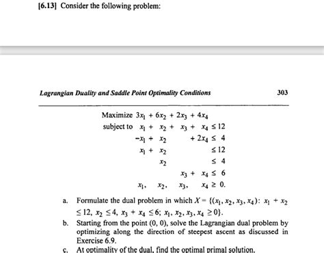 solved [6 13] consider the following problem lagrangian