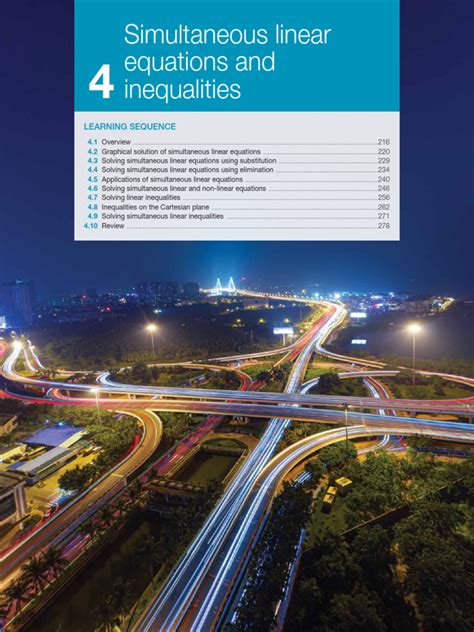 C 04 Simultaneous Linear Equations And Inequalities Pdf Equations