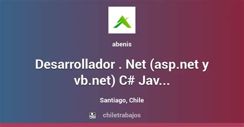 Desarrollador Net Y C Javascript Rest Soap Oracle