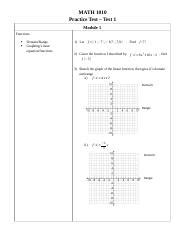 1010 Practice Test 1 Docx Math 1010 Practice Test Test 1 Module 1