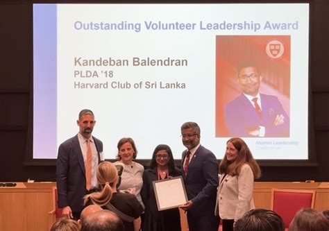 Harvard University Honors Kandeban Balendran With “outstanding