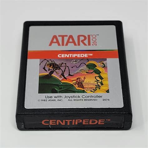 Centipede Atari 2600 Cartridge Cleaned And Tested Ebay