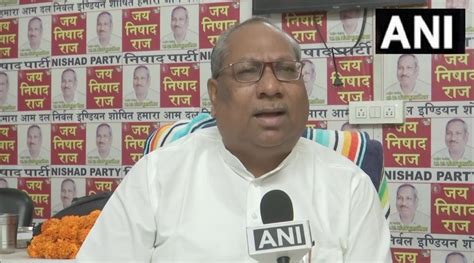 Uttar Pradesh Nishad Party President And Up Cabinet Minister Sanjay