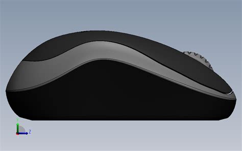 罗技 M185 无线鼠标solidworks 2013模型图纸下载 懒石网