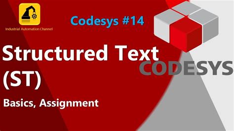 Codesys 14 Basics Of Structured Text St Programming Assignment In