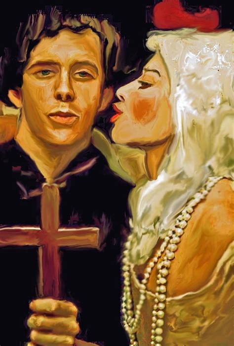Seducing The Priest Digital Art By Jorge Quintanicho Pixels