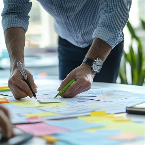 Premium Photo A Person Implementing Lean Management Techniques To