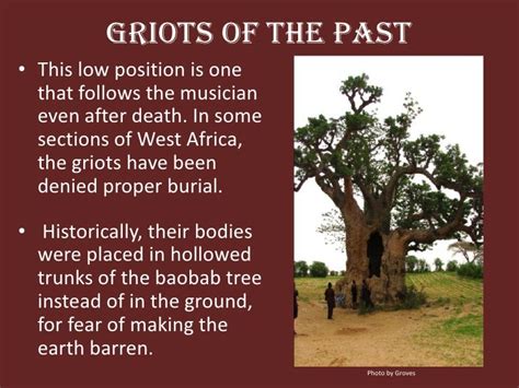 Lesson 4 The African Griot