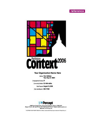 Fillable Online Context Reference Percept Fax Email Print PdfFiller