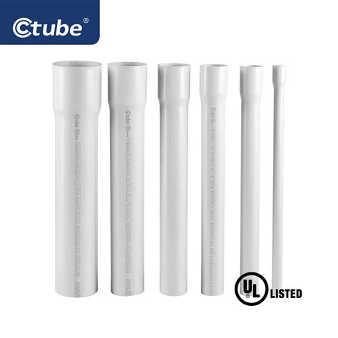 Ctube UL Listed PVC Conduit Schedule 40 Electrical Pipe For Wire