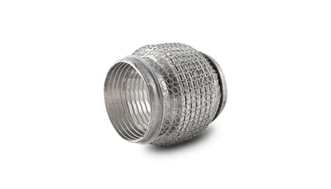 Vibrant Ss Flex Coupling With Interlock Liner And Mesh Braid 3in Inlet