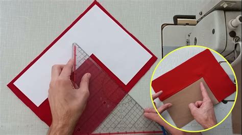 An Ingenious Trick How To Sew Perfect Corners YouTube