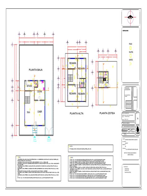 Plano De Acabado En Casa Habitacion Pdf Cerámica Tecnicas Artisticas