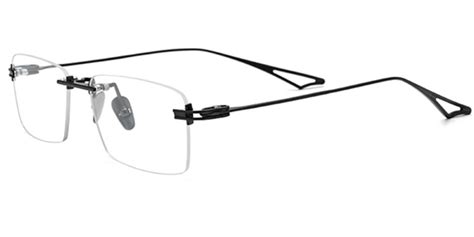 Screwless Hinge Eyeglasses Titanium Rimless Glasses Framesfashion