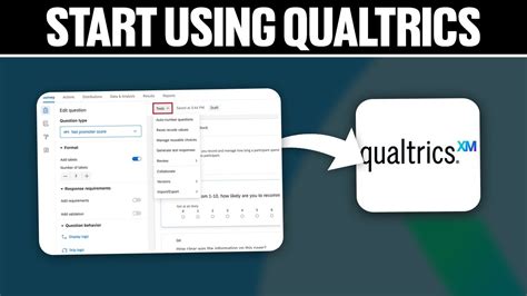 How To Start Using Qualtrics For Beginners 2024 Full Tutorial Youtube