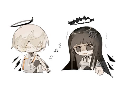 Virtuosa And Executor Arknights Drawn By Yoyoseafish Danbooru