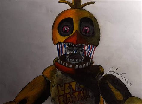 Fnaf Withered Chica By Karnimora On Deviantart