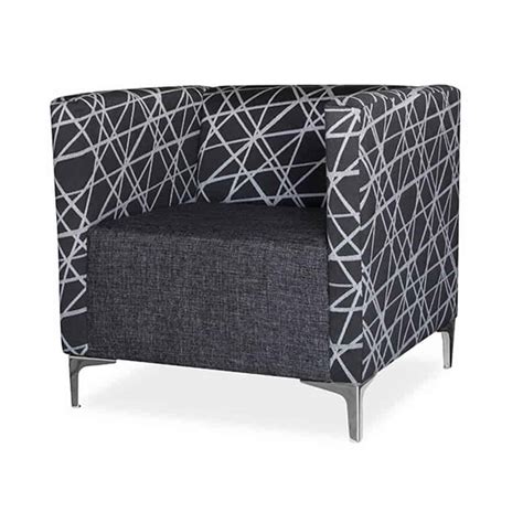 Atlantic chair for ocassional reception seating upholstered in fabric