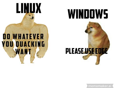 Linux Windows R Linuxmemes