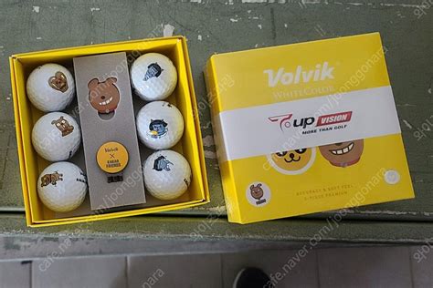 볼빅 카카오프렌즈 S3 골프공 무지 볼마커 6구 볼 용품 기타 중고나라