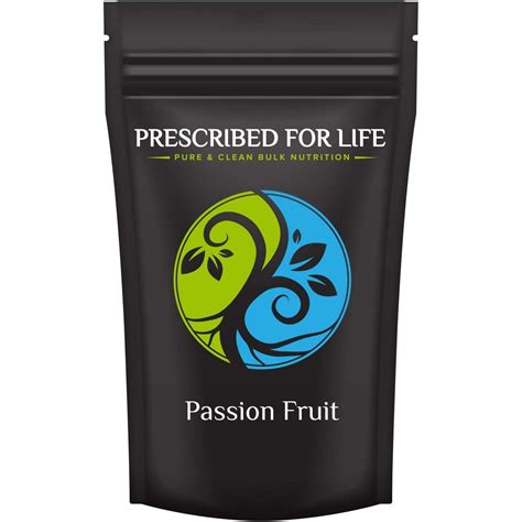 Prescribed For Life Passion Fruit Powder Superfood Powder Made With 100 Natural Passion Fruit