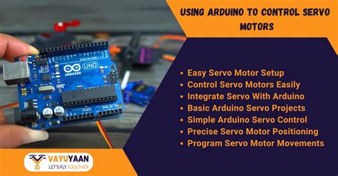 Servo Motor Control With Arduino Uno R And L D Motor Driver Vayuyaan