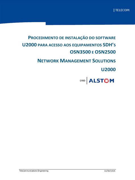 Procedimento De Instalação Do Software U2000 Pdf Microsoft Windows