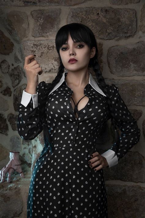Kalinka Fox Wednesday Addams Nudecosplaybiz