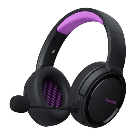 BINNUNE Wireless Gaming Headset 2 4GHz Gaming Headphones For PS4 PS5
