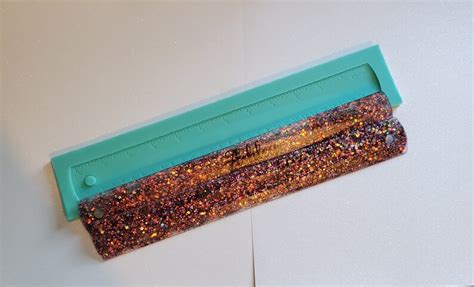Silicone Ruler Mold Inches And Mm Ruler School Ruler Molds Etsy