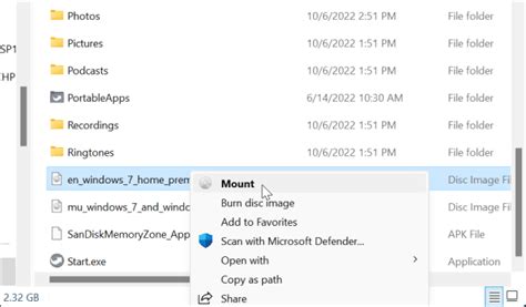 How To Mount An ISO Image On Windows 11