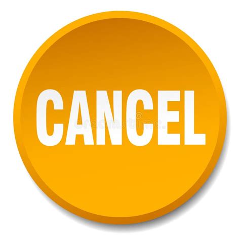 Cancel Button Stock Vector Illustration Of Isolated 122695222