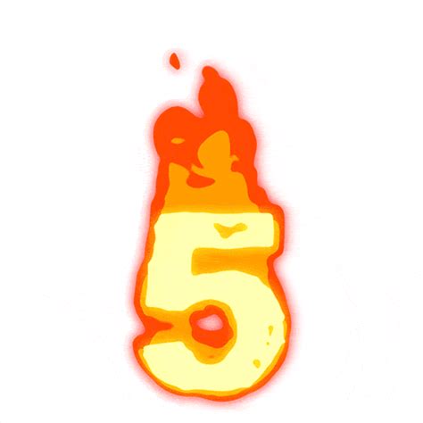 High Energy Animated Number 5 S Good For Birthdays And High Fives