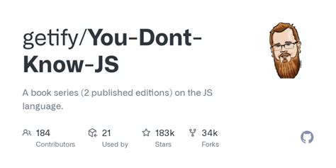 Github Getifyyou Dont Know Js A Book Series 2 Published Editions