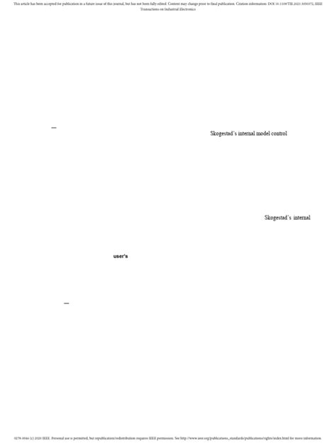 Tuning Of Active Disturbance Rejection Control Pdf Control Theory Robust Statistics