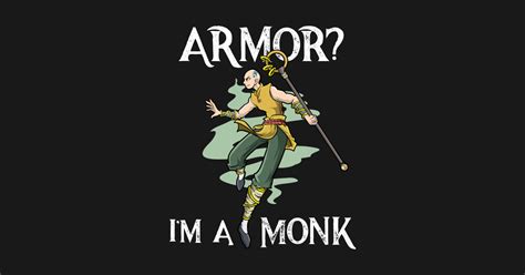Monk Class Rpg Roleplaying Larp Dungeon Gamer Boardgame Monk T