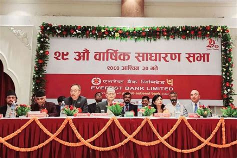 एभरेष्ट बैंकको २९ औं वार्षिक साधारण सभा सम्पन्न यी प्रस्ताव पारित