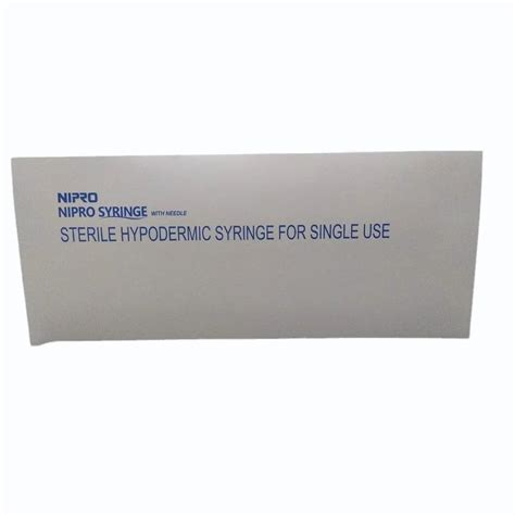 2 5ml Nipro Hypodermic Syringe At ₹ 1100 Piece अन्तर्त्वचीय सुई In