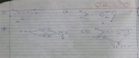 Begin Array L Text 1 Determine The Number Of A Hydrogen In Each Of