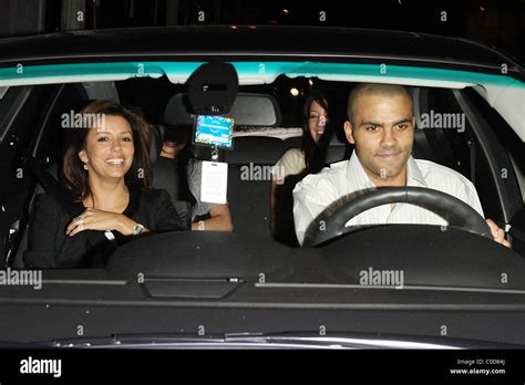 Eva Longoria And Her Husband Tony Parker Leaving The Beso Restaurant In Hollywood Los Angeles