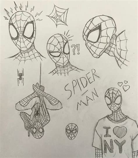 Spiderman Sketches Spiderman Art Sketch Spiderman Sketches