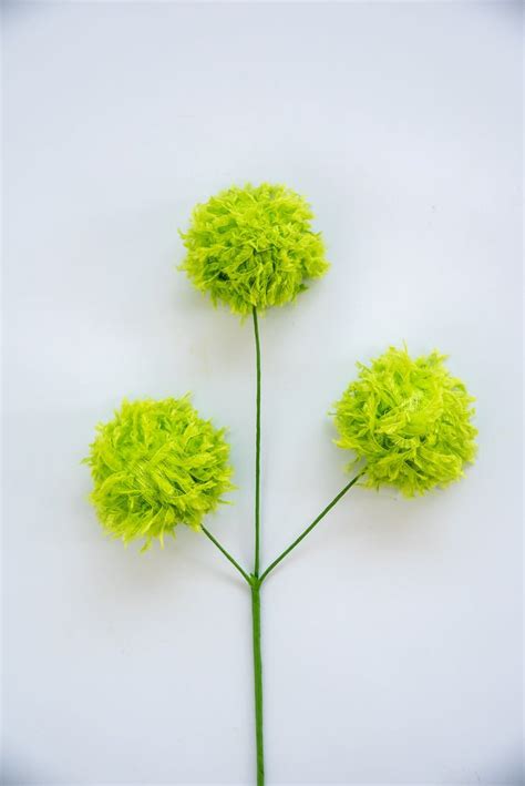 Green Fuzzy Ball Spray Greenery Market